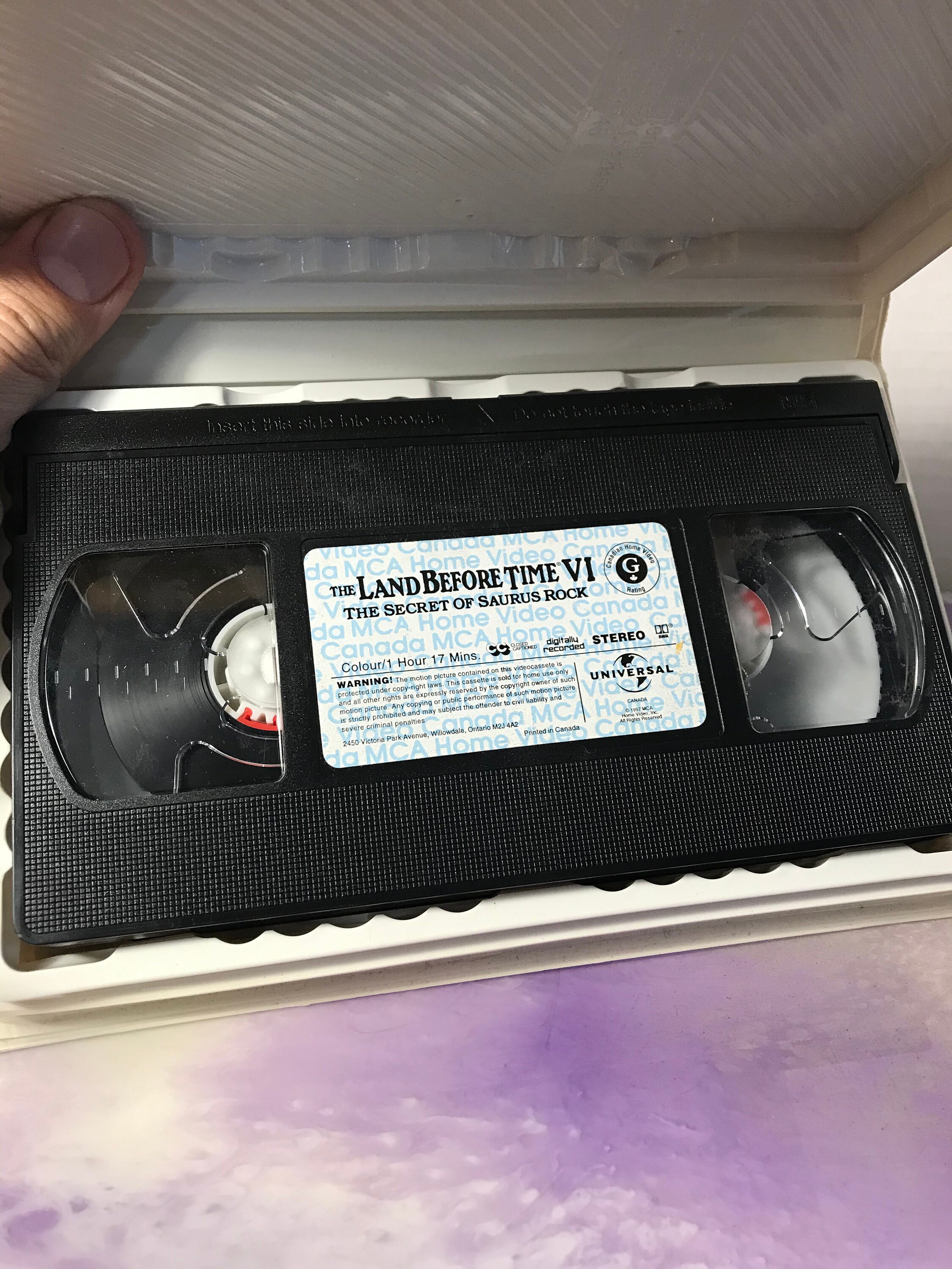 The Land Before Time Vi The Secret Of Saurus Rock Vhs