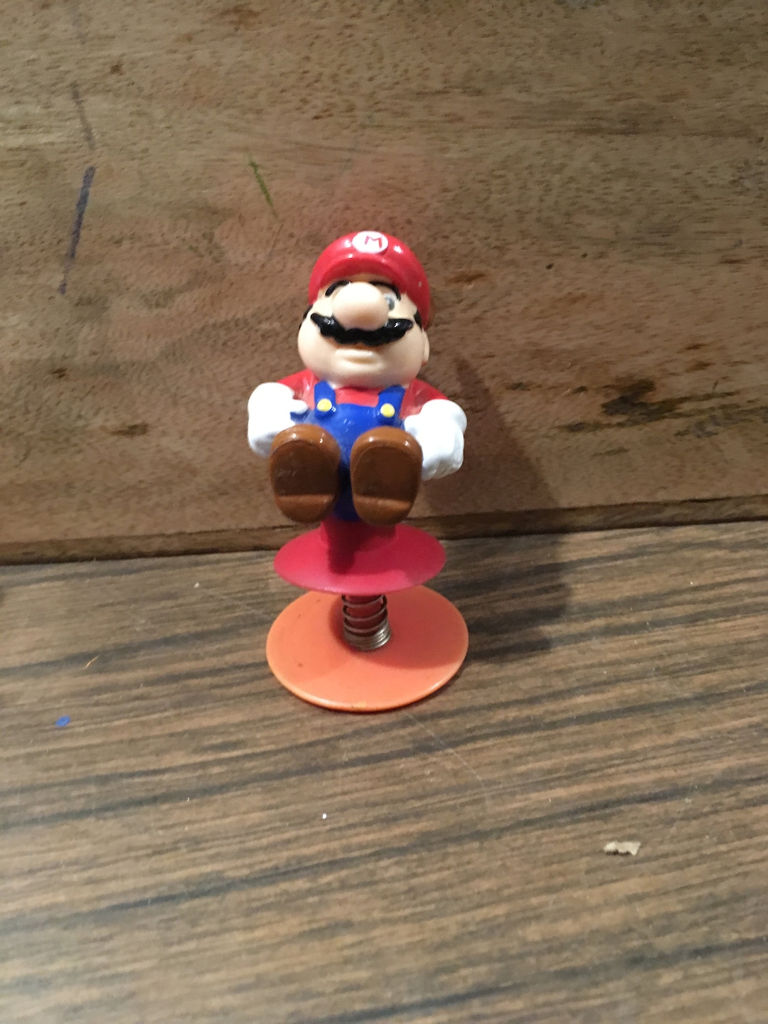 Vintage 1989 Super Mario Brothers Mario Spring Loaded Toy Raccoon Suit ...