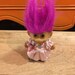 Vintage Purple Hair Troll Doll Russ Troll Doll Purple Hair Rare Vintage ...