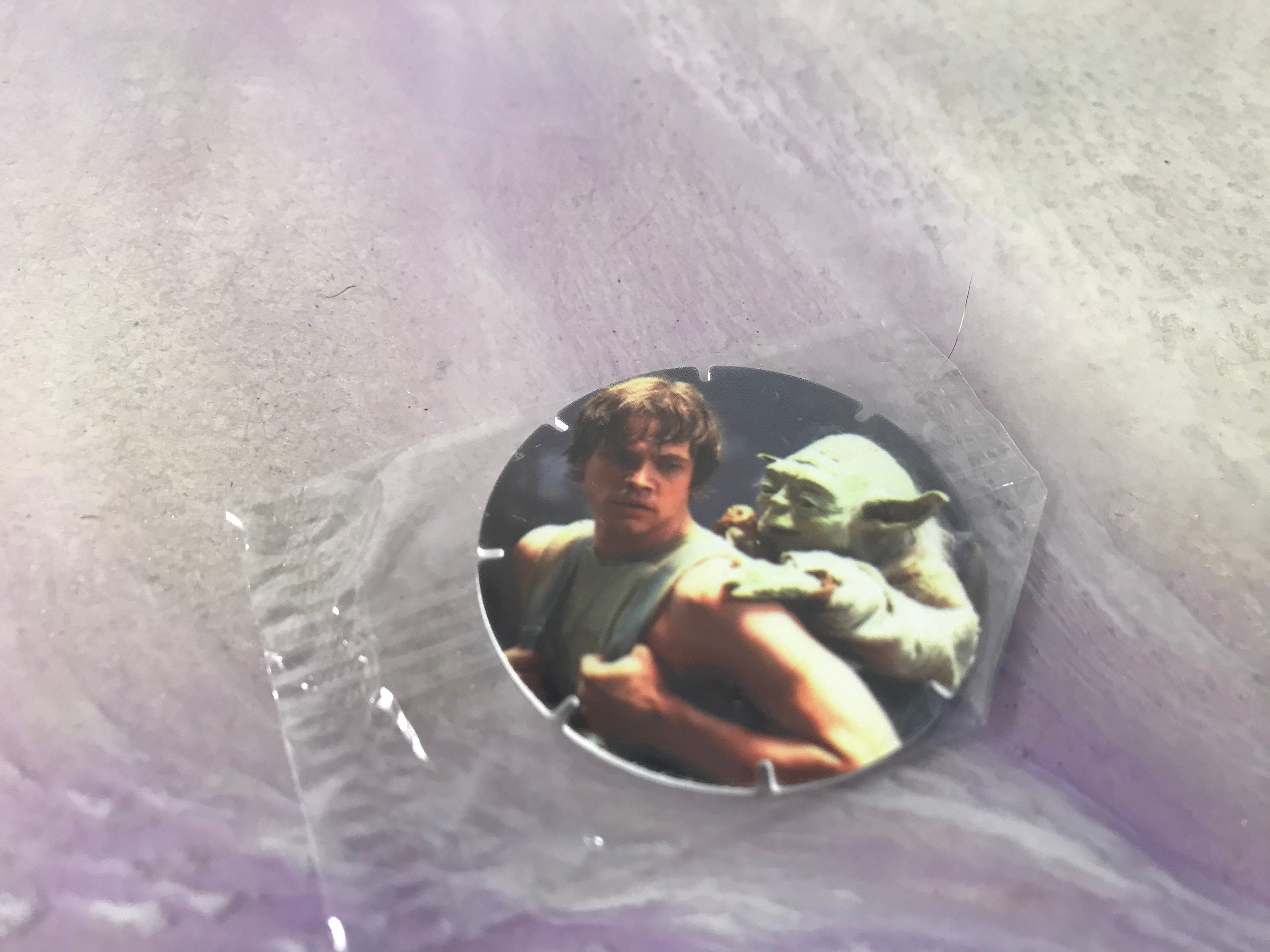 Vintage 1998 Lucas Film Frito Lay TAZOS Collector Pog - LUKE and YODA ...