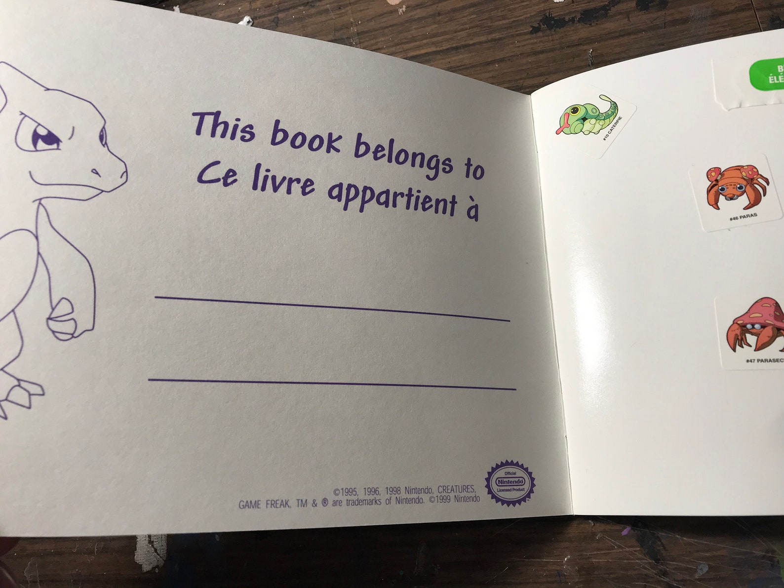 Vintage Pokemon Sticker Book and Sticker Set so Cool - Etsy