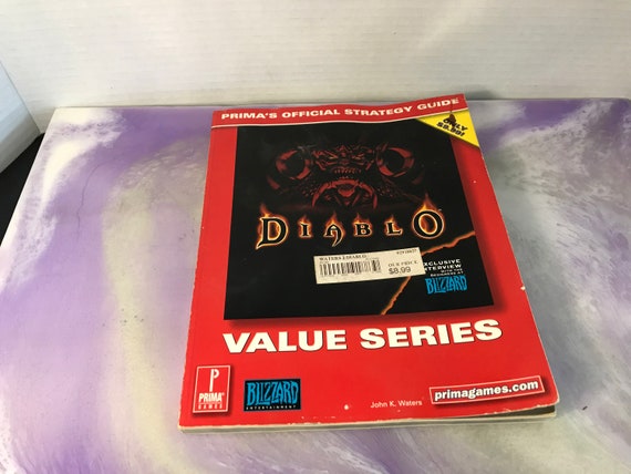 Vintage Diablo Official PC Strategy Guide Blizzard Games Book - Etsy