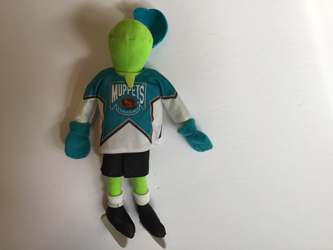 Vintage KERMIT Muppet Plush Hockey Player From 1995 Mcdonalds in Canada ...