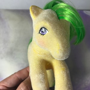 Rare Vintage G1 My Little Pony MLP Magic Star so Soft Yellow Body ...