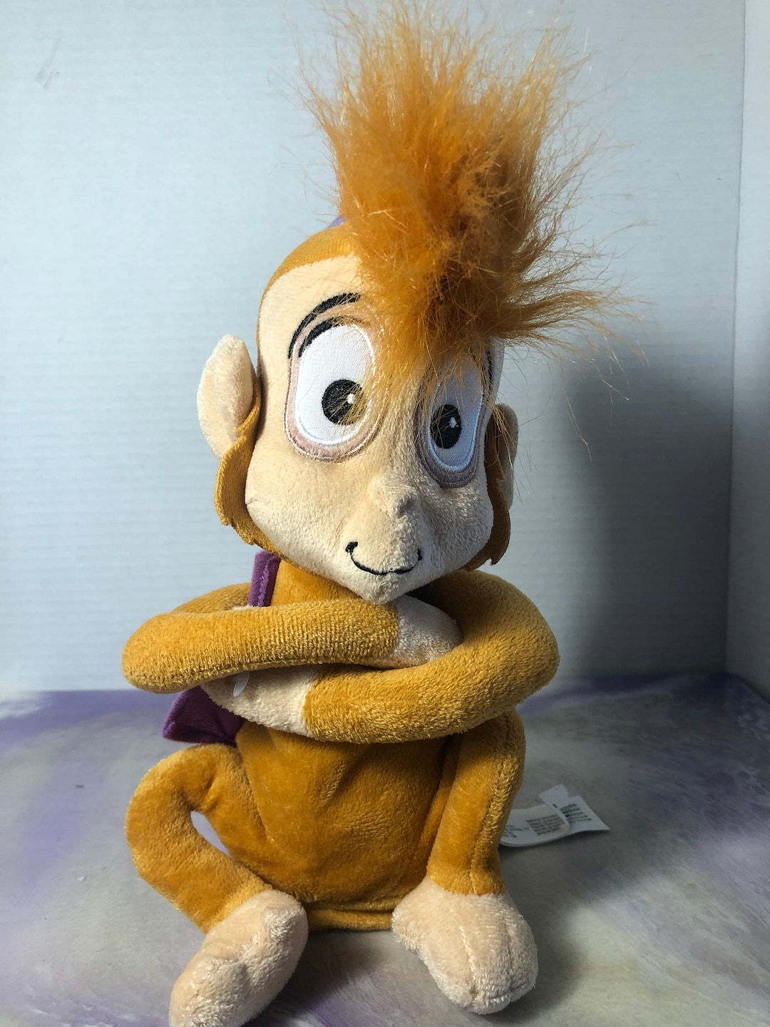 Vintage Disney Aladdin Animatronic Copycat, Talking APU Plush Stuffed ...