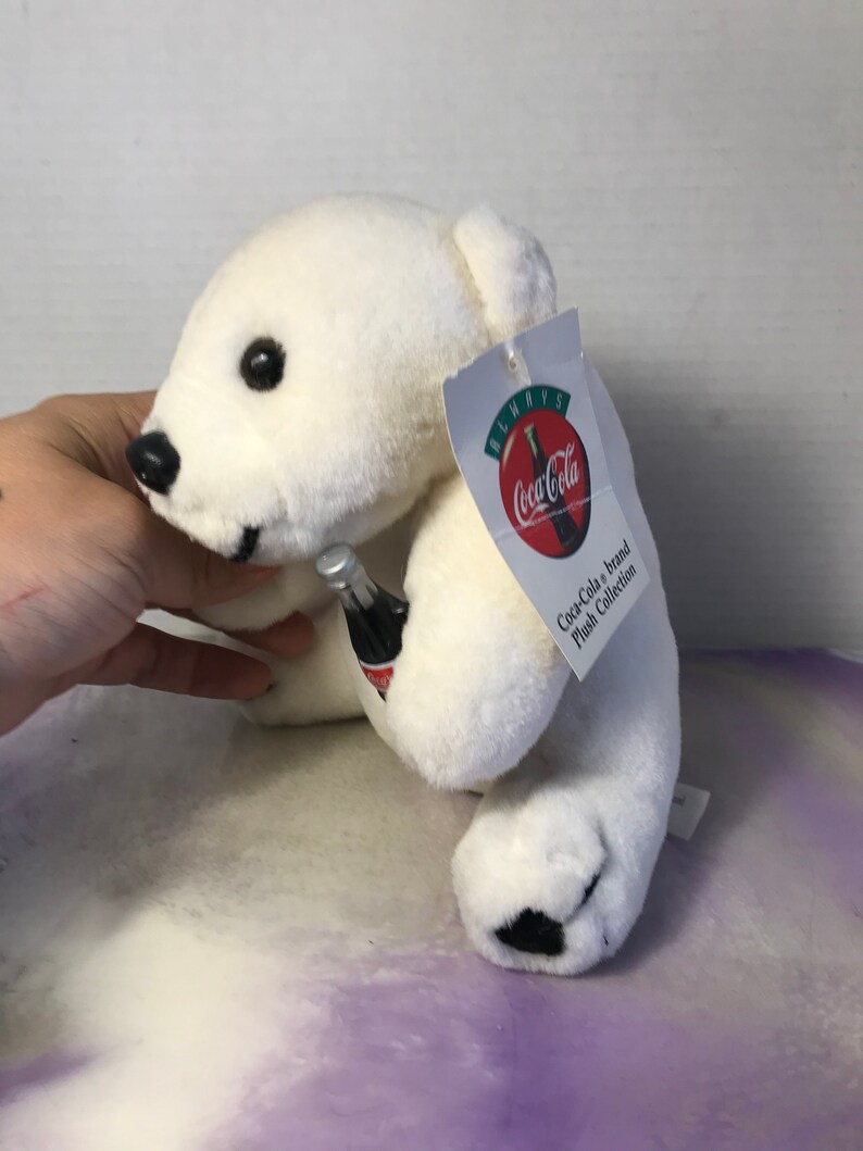 Vintage Coca Cola Polar Bear Plush Stuffed Animal COKE - Etsy