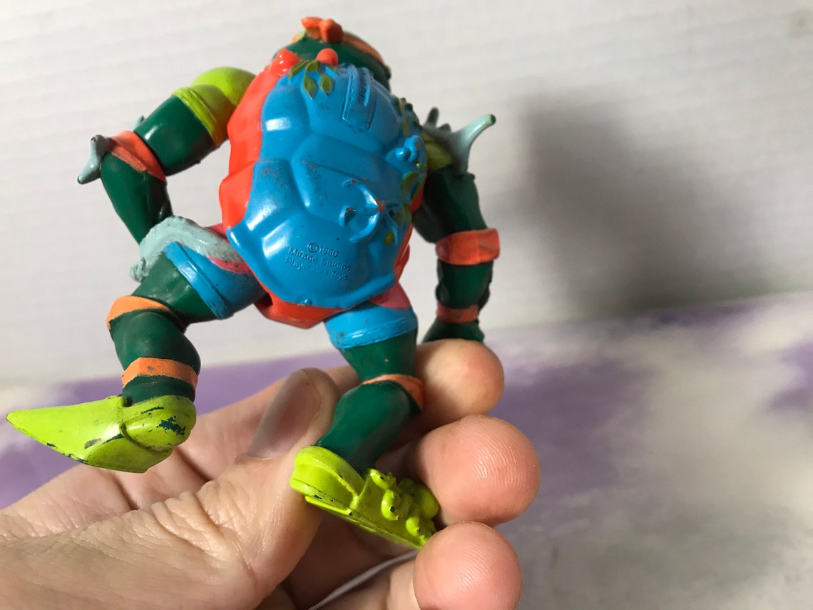 Vintage 1990 Disguised Turtles Mike the Sewer Surfer Michaelangelo ...