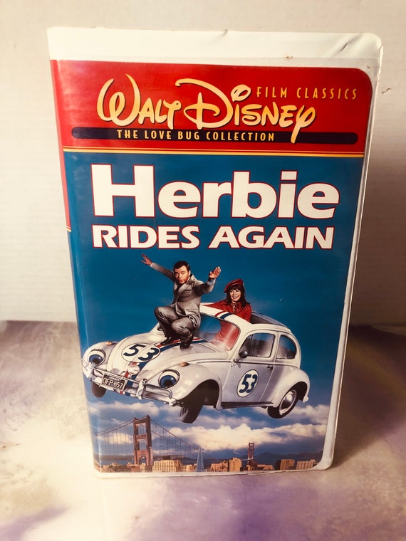 Vintage Herbie Rides Again Vhs Tape 1980's Walt Disney - Etsy