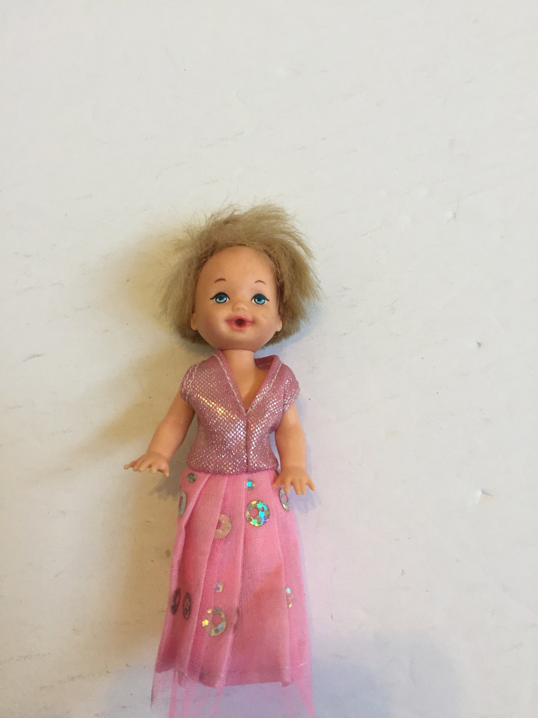 Vintage 90's Barbie Baby / Little Sister, Pink Outfit - Barbie ...