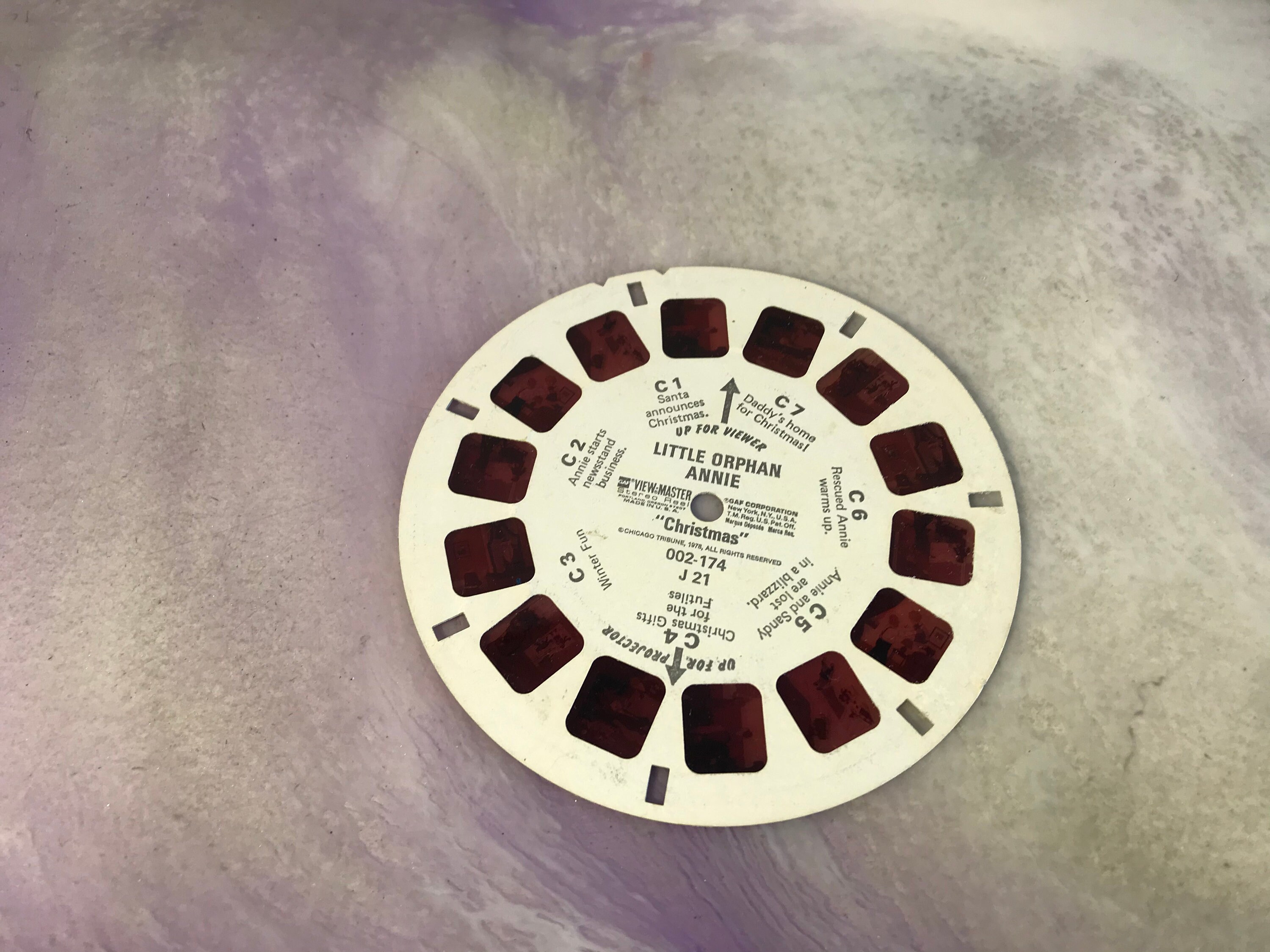 Vintage Sawyer's View-master Viewmaster Reels - Little Orphan Annie ...