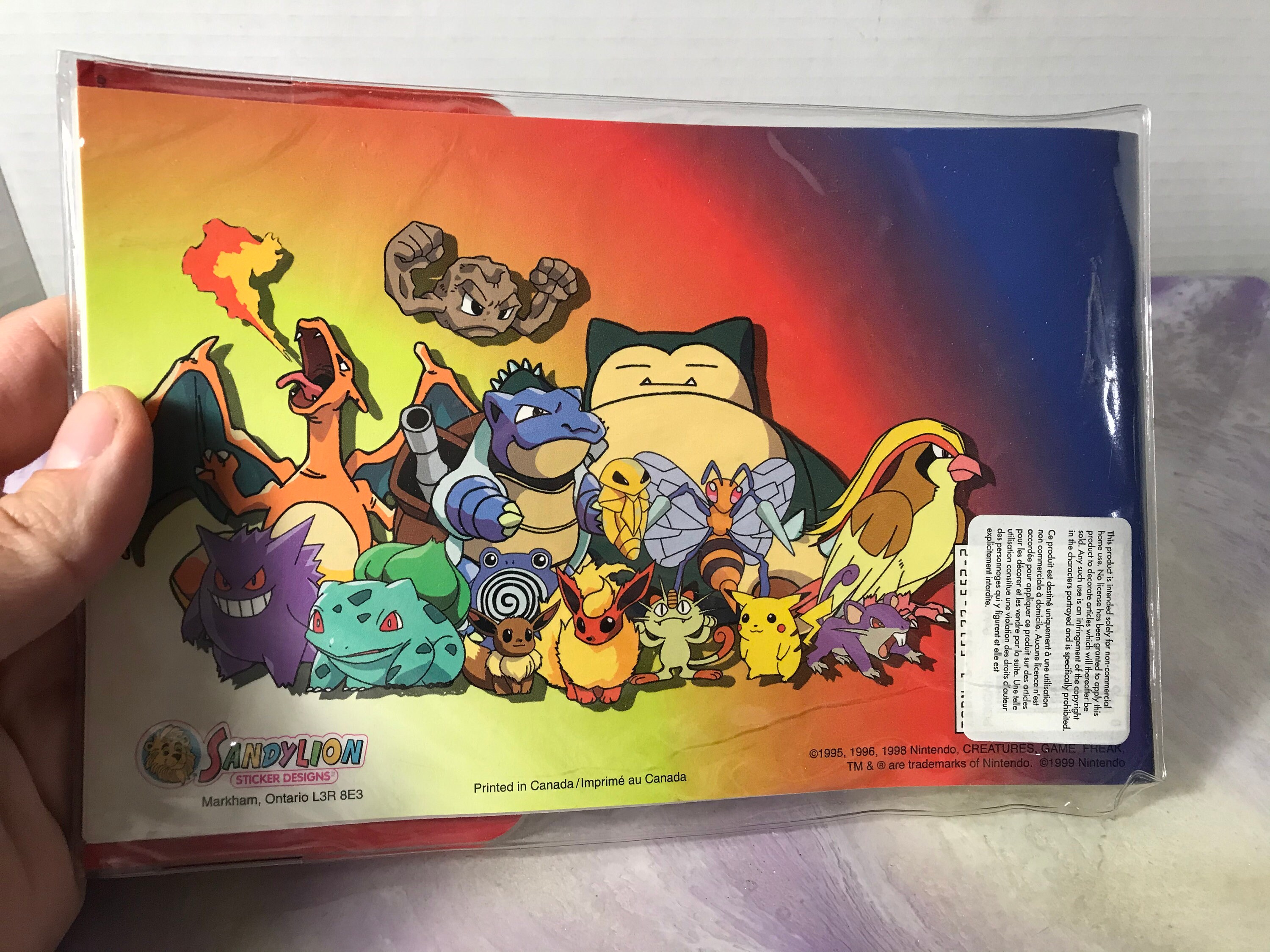 Vintage Pokemon Sticker Book and Sticker Set so Cool | Etsy