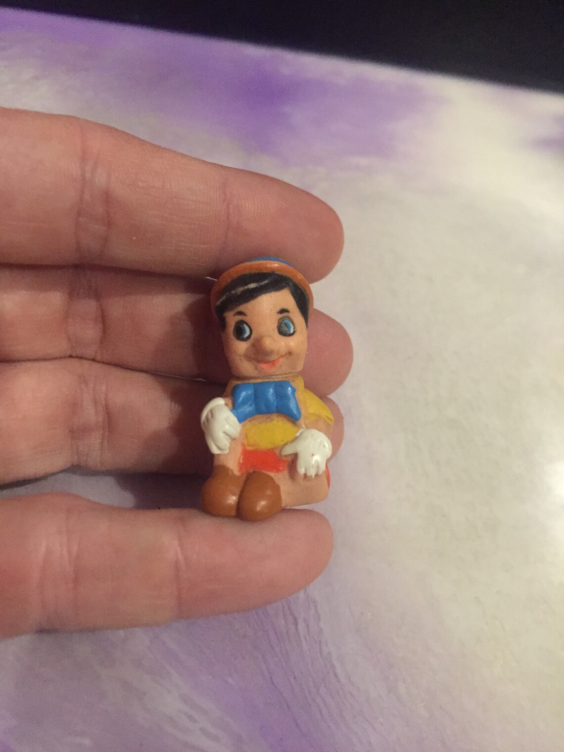 Vintage Disney PINOCCHIO Disney Mini Figure Pencil Topper Made | Etsy