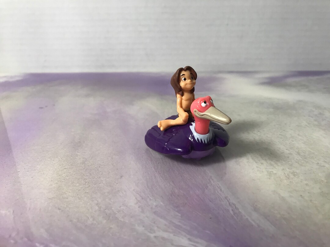 Vintage Disney Tarzan - Tarzan on Bird Rolling Toy - Mcdonald's Happy ...