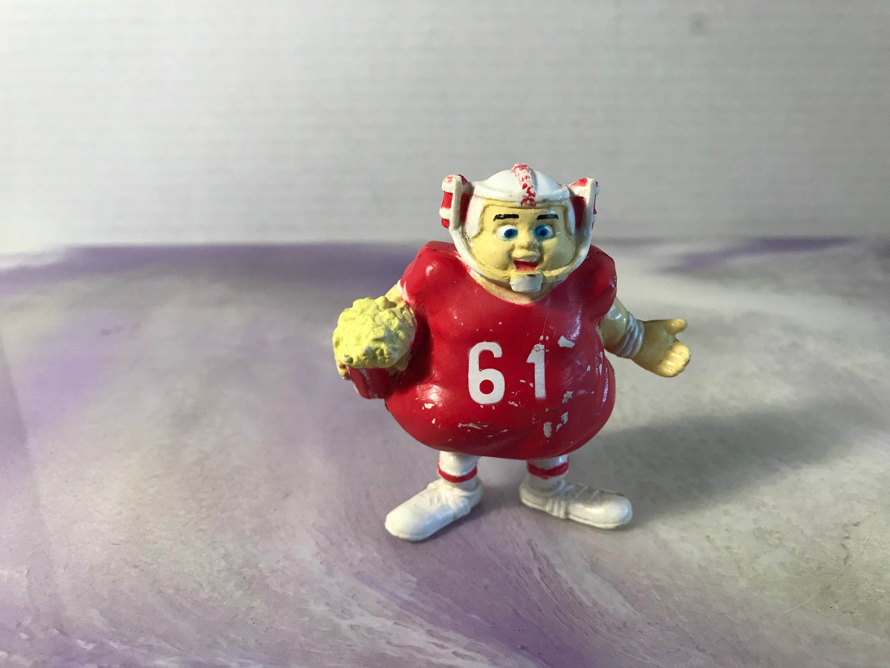 1986 Vintage HG Toy SPORT FREAKS Pvc Figure Figure Cake Topper "food ...
