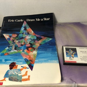 Vintage Draw Me a Star Eric Carle Book and Tape Combo - Etsy