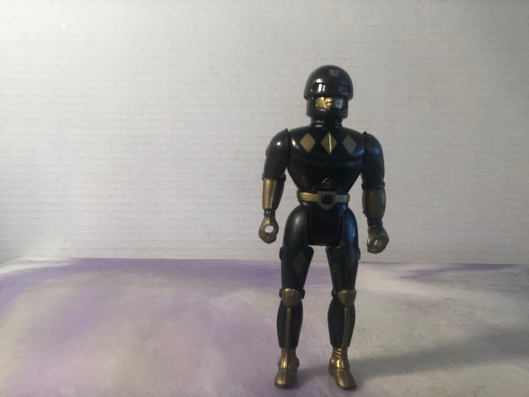 Vintage 1995 Soma Toys Sonic Rangers Action Figure - Black Ranger ...