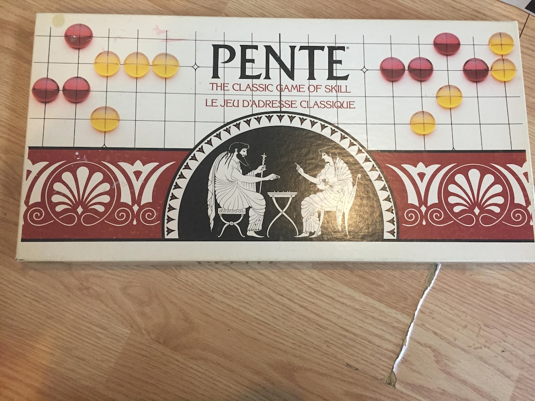 Vintage Parker Brothers PENTE Board Game 1984 Complete Rare Vintage ...