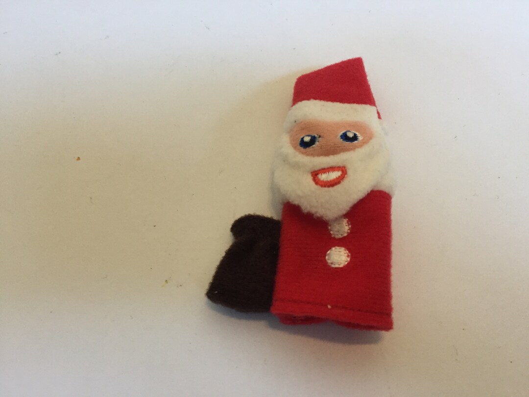 Vintage Finger Puppet! Felt Finger Puppet Santa Claus! Rare Vintage ...