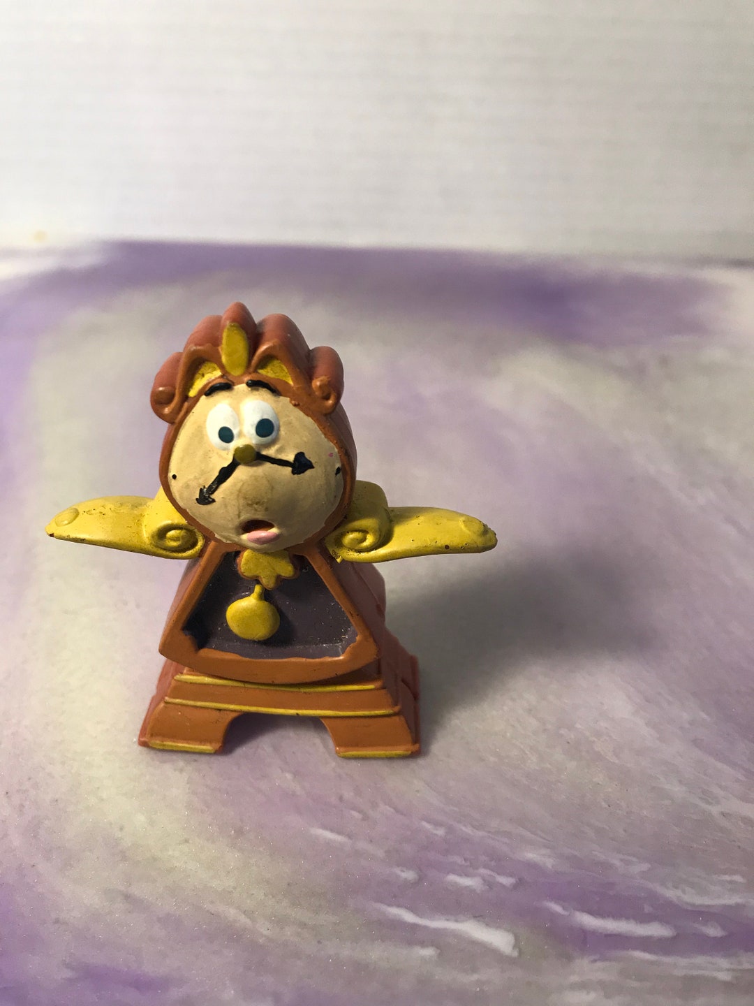 Vintage Disney's Beauty and the Beast PVC Figure - Bendable COGSWORTH ...