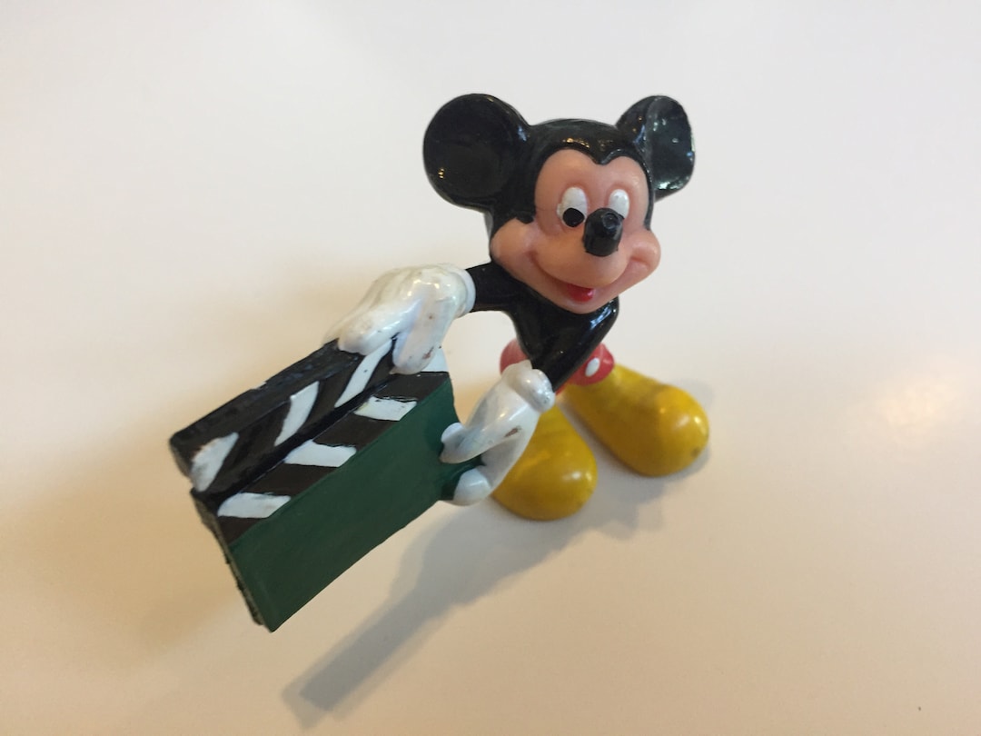 Vintage Disney Movie Director Mickey Mouse PVC Figure Toy/cake Topper ...