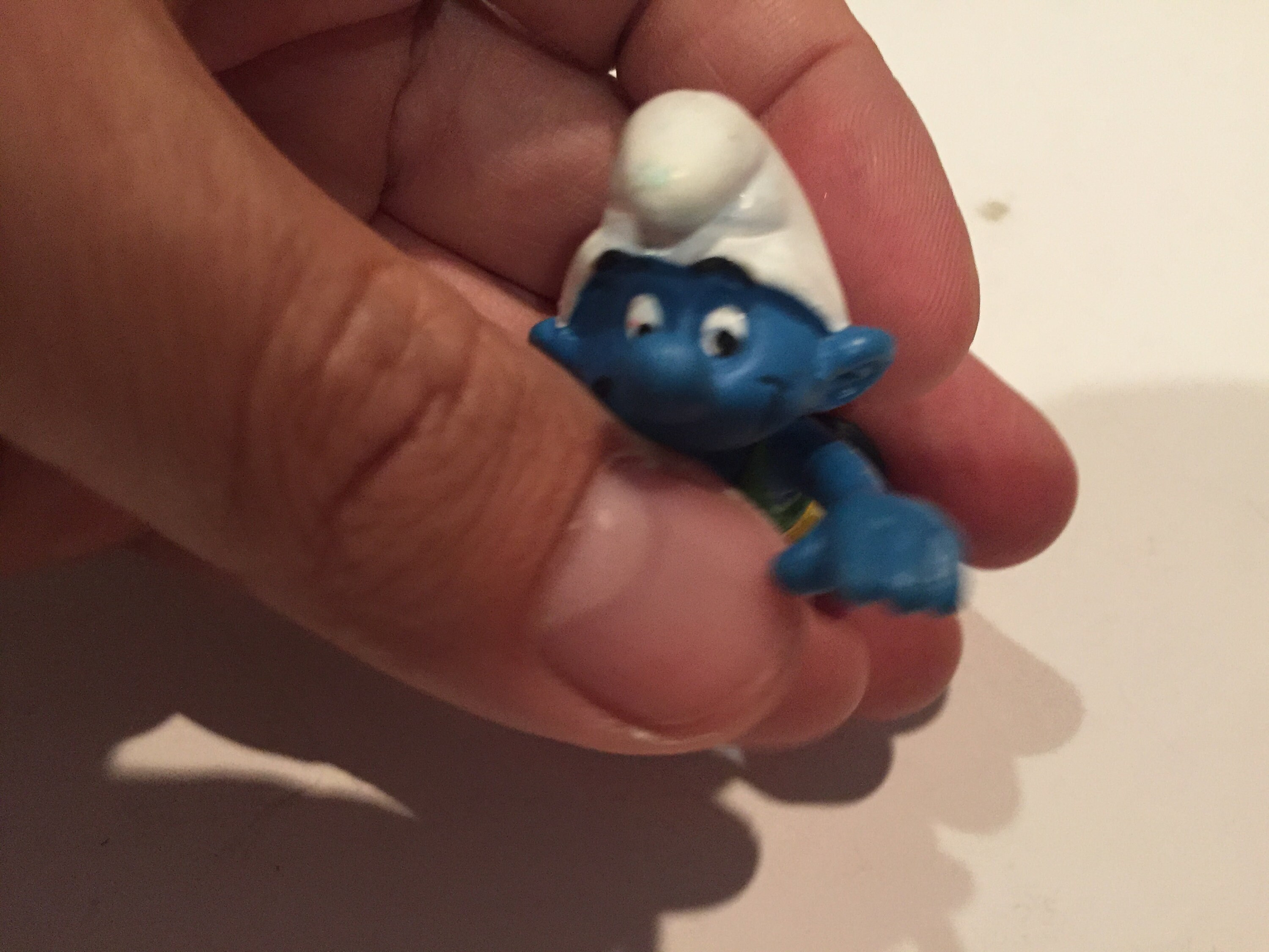Vintage SMURFS Smurf running Smurf Figure PVC Cake Topper - Etsy