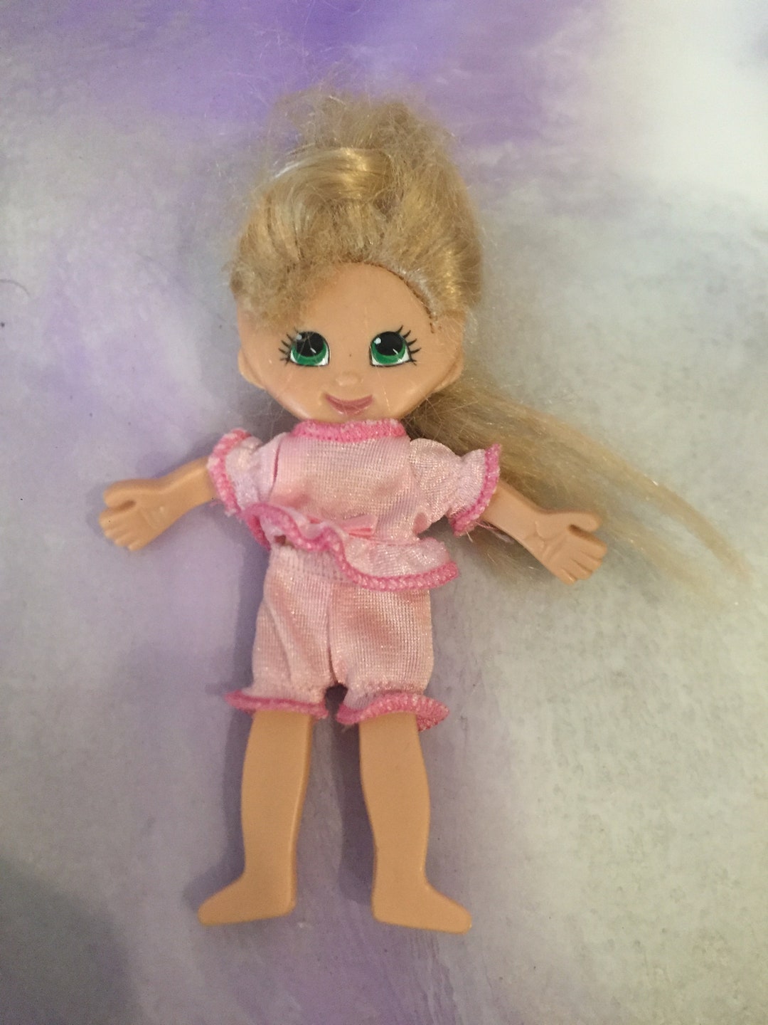 Vintage Bendable Doll With Hair Action Figure Bendy Toy - Rare 90's ...