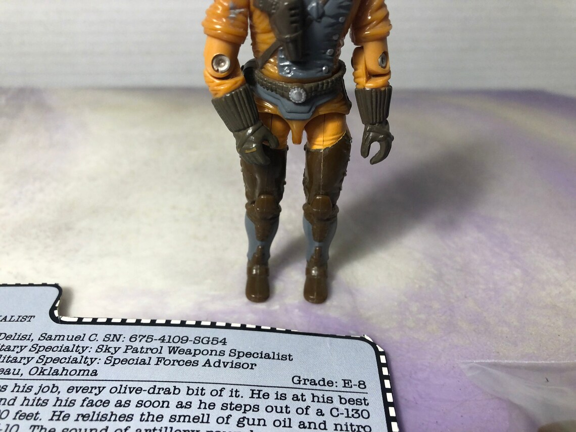 Vintage 1990 GI Joe Drop Zone V1 Action Figure Rare ARAH Gi - Etsy