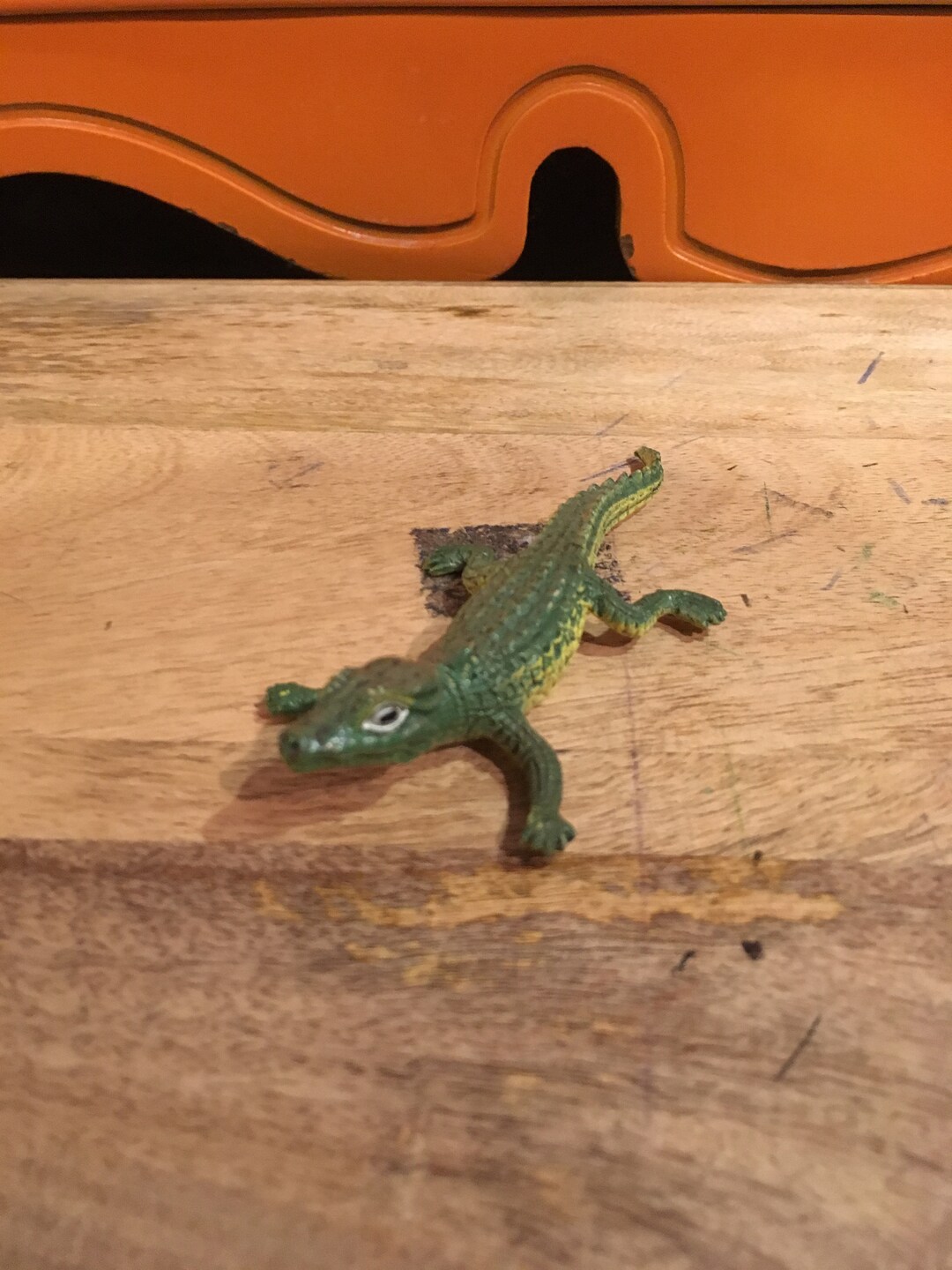 Vintage Dinosaur Toy AAA Toys Rubber Green Crocodile Rare - Etsy