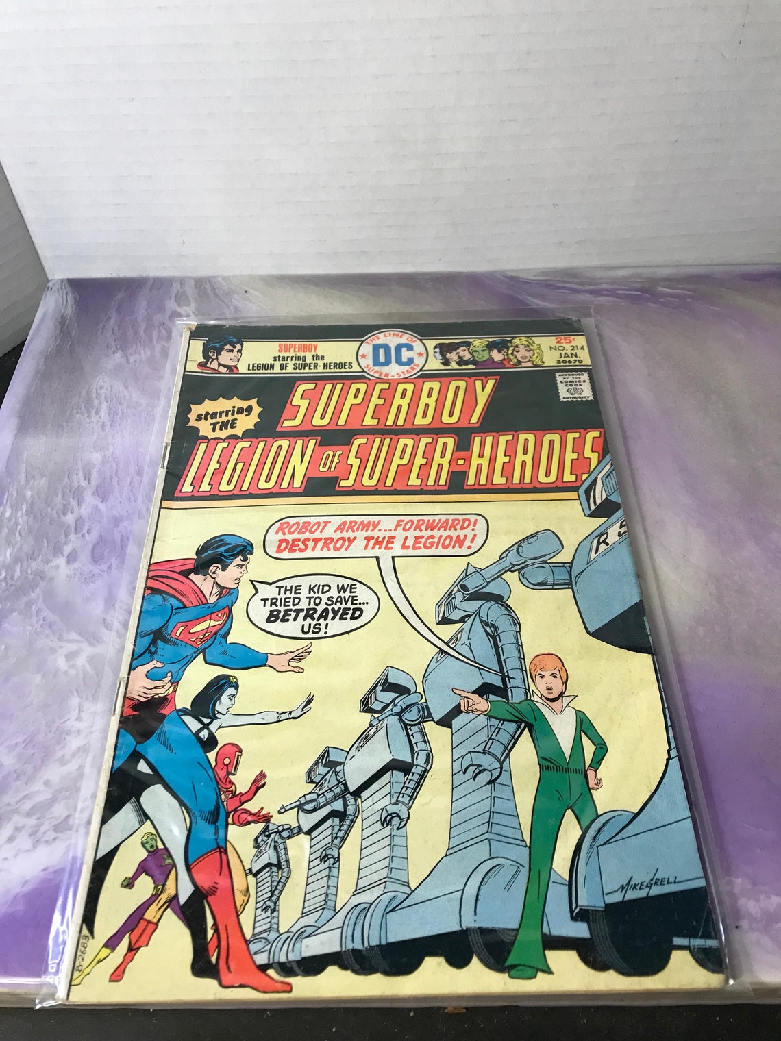 Vintage DC Comics Superboy and the Legion of Superheroes #214 (1970's ...