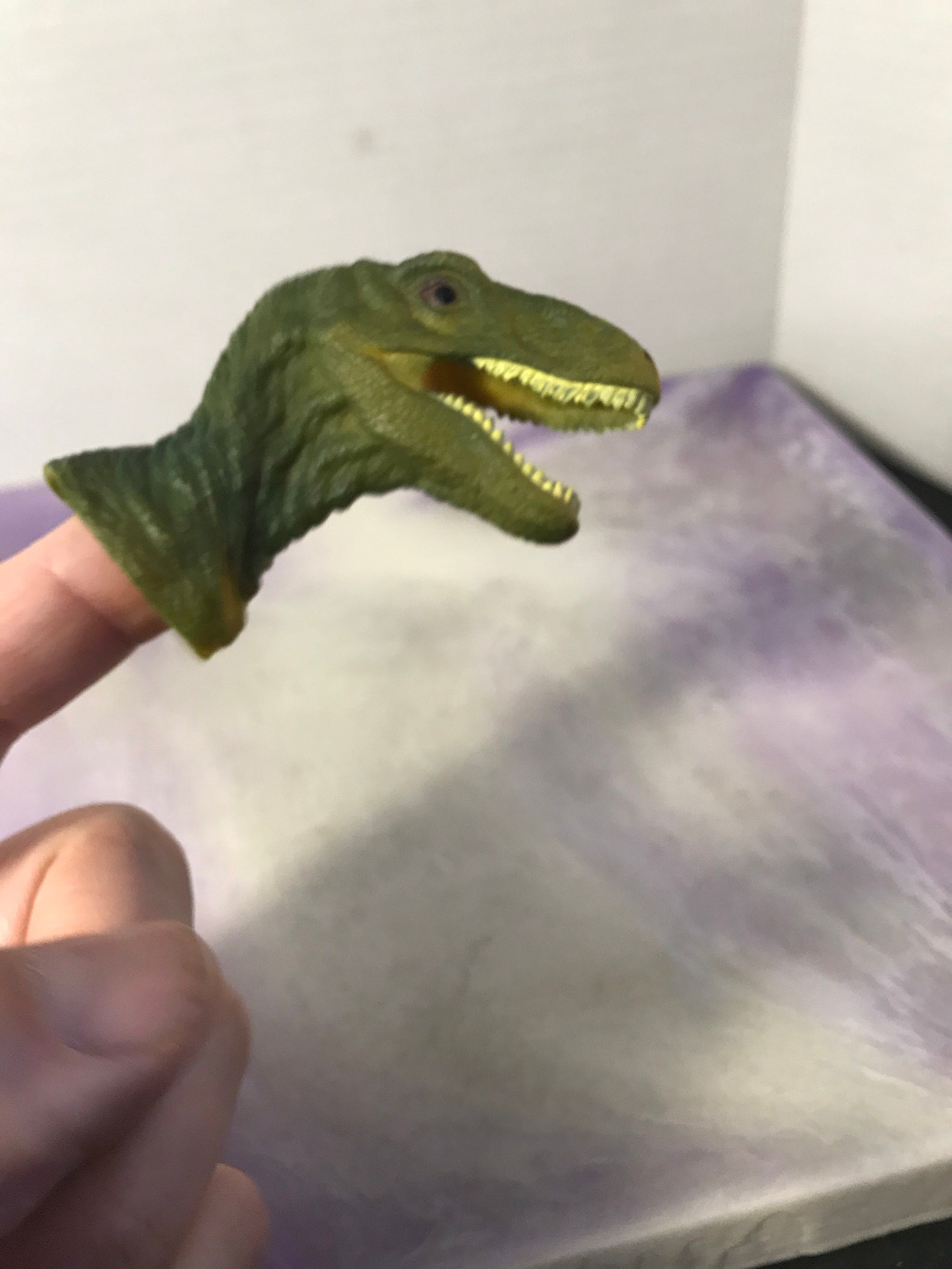 Vintage Dinosaurs VELOCIRAPTOR Finger Puppet Toy Rare - Etsy Ireland