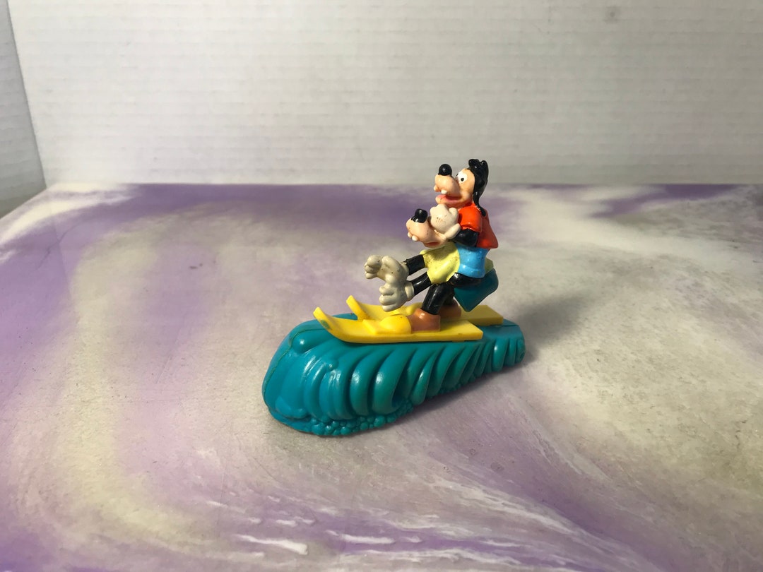 Vintage Disney Goofy Movie GOOFY and Son Pull Back Waterski's Figure ...