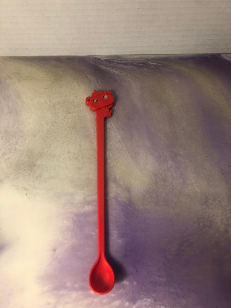 Vintage 90's Googly Eyes Red Ice Cream Plastic Spoon - Etsy Ireland