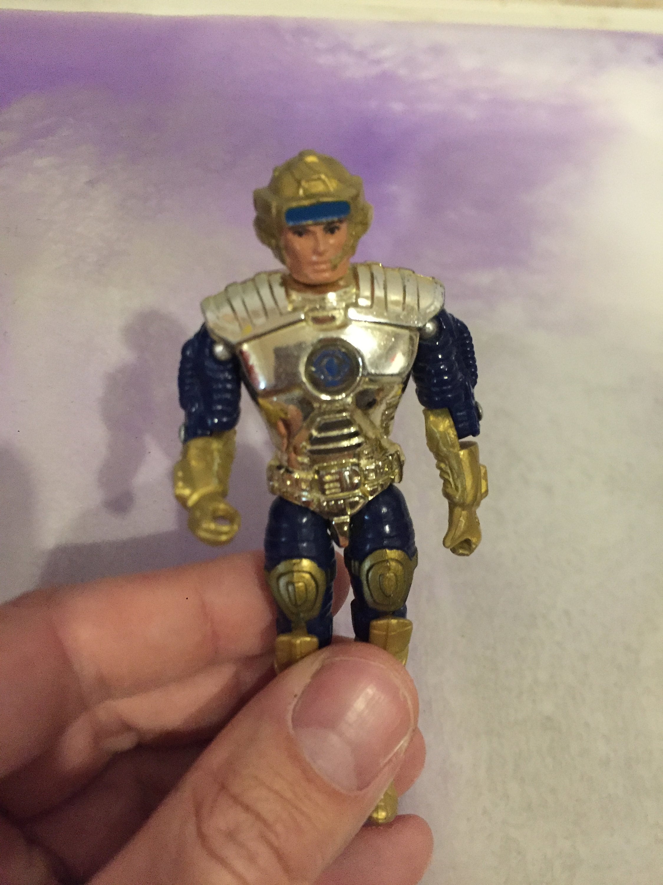 Vintage 4" 1986 LEG Mattel Captain Power Action Figure Great Shape ...