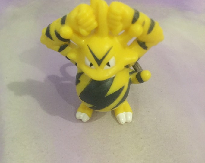 Vintage Pokemon ELECTABUZZ Keychain Figure Assorted Rare Vintage ...