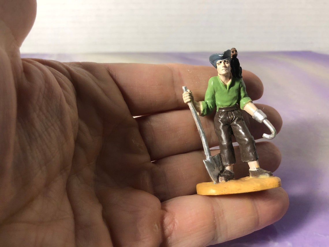 Vintage PVC Cake Topper Figure Figurine Pirate Themed | Etsy