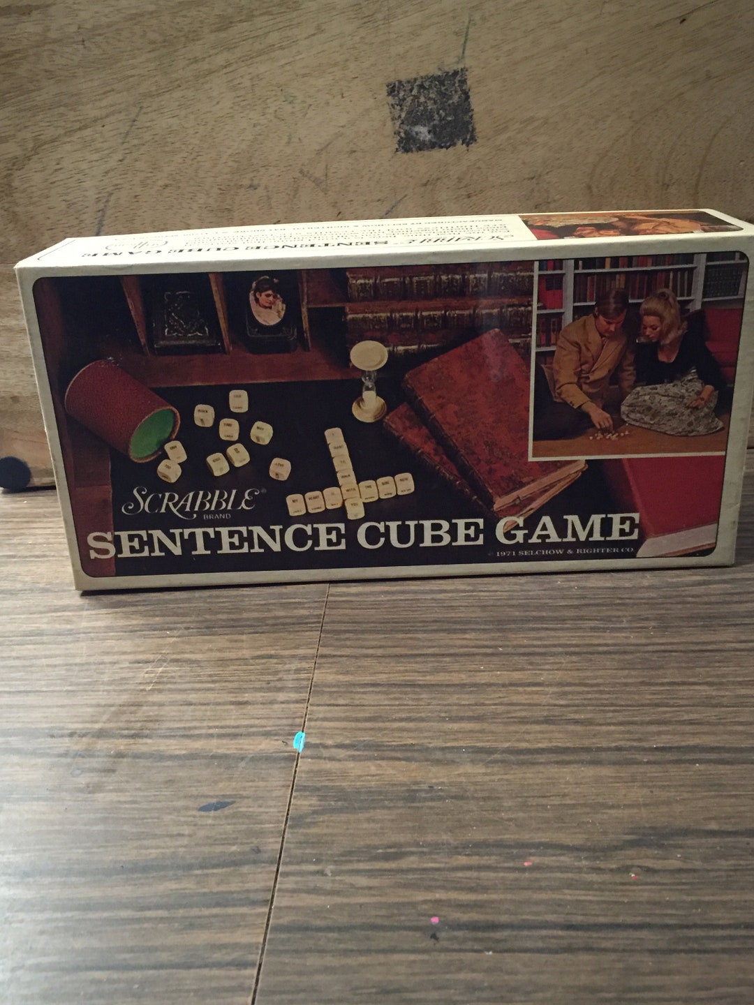 Vintage Scrabble Sentence Cube Game Near Complete Awesome Shape Vintage Game in Box - Etsy