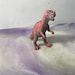 Vintage 1980s Pink Ceratosaurus - Made in China Dinosaur Figure / Cake ...