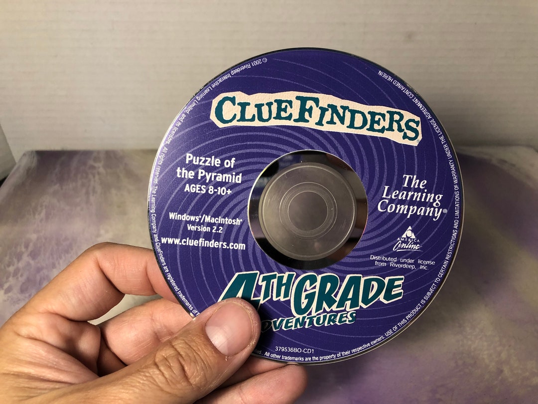 Vintage Cluefinders - 4th Grade Adventure - 2002 - Rare Vintage ...