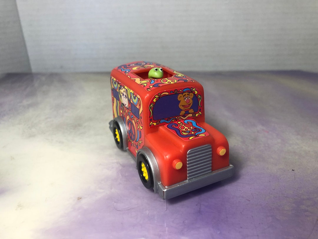 Vintage 1990's Muppets Wind up Groovy Van With Kermit Toy - Rare ...