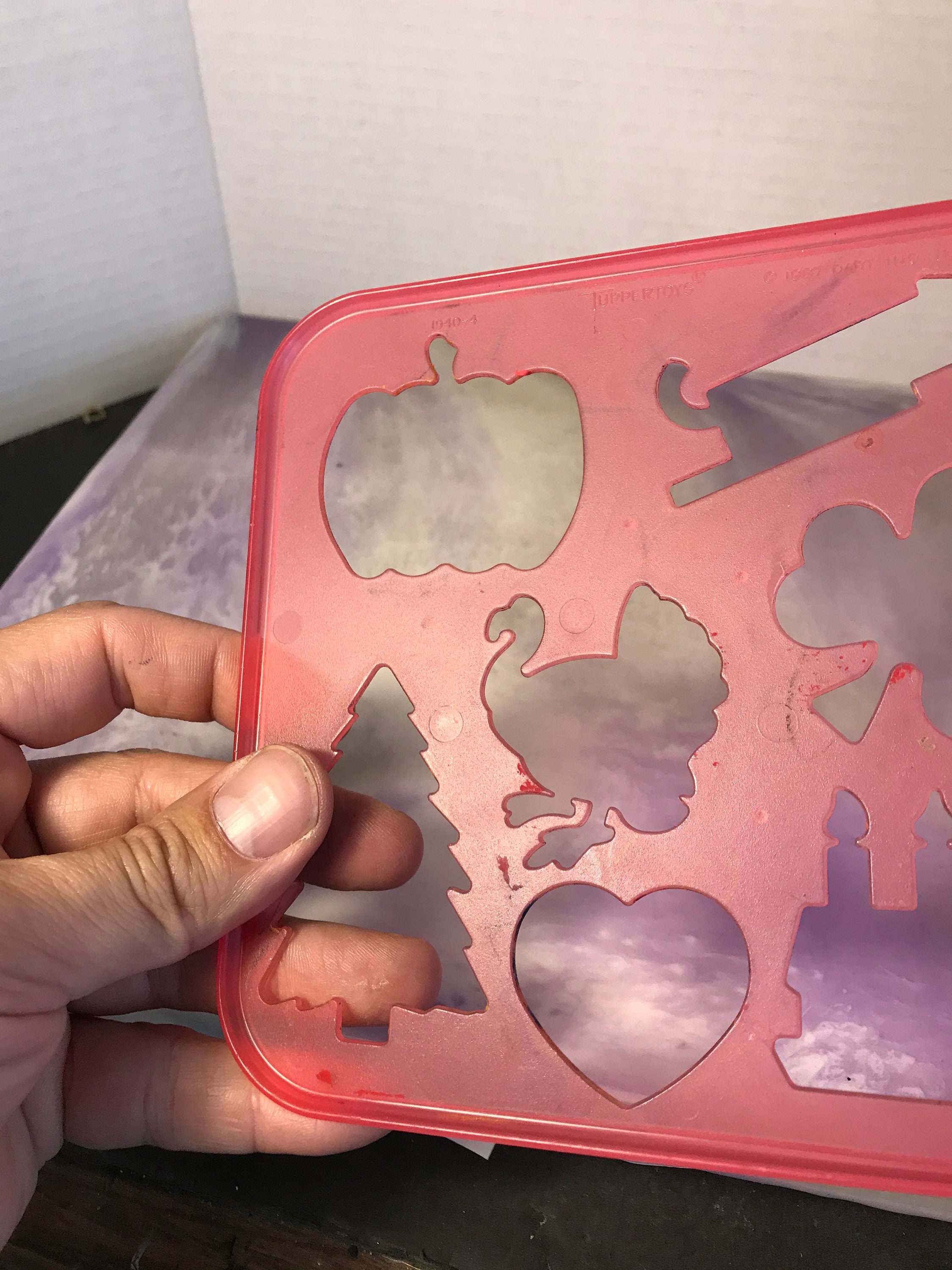 Vintage Tupperware Toys Stencil Holiday Themed Rare | Etsy