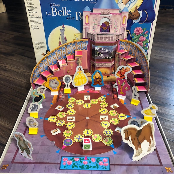 Beauty and the Beast Board Game - Etsy