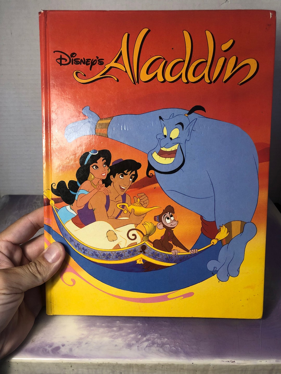Walt Disney's Classic Series Aladdin HC 1990's Illustrated Children's ...