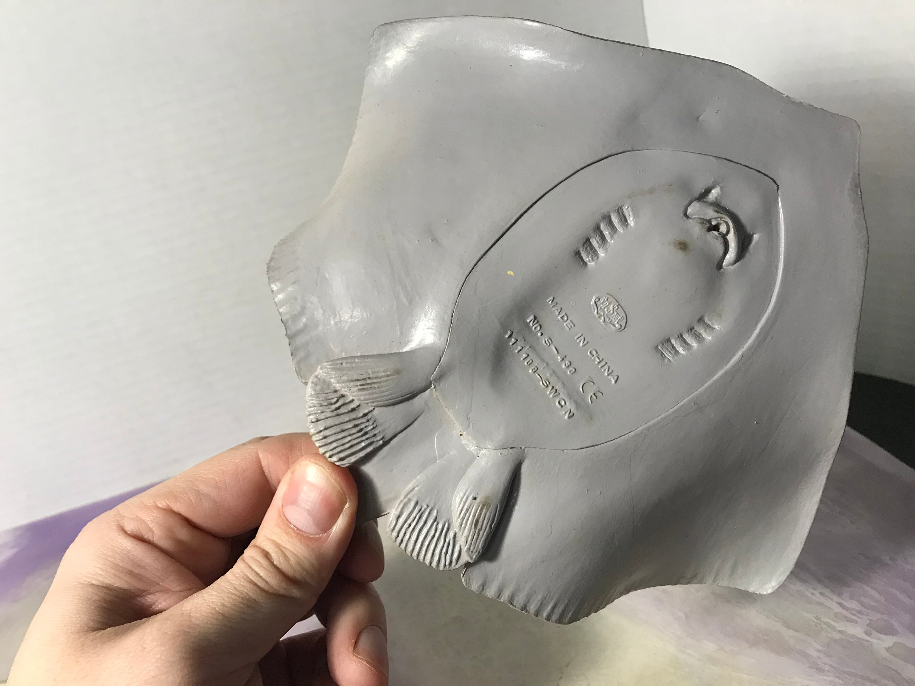 Rare Vintage PVC Large Manta Ray Sting Ray Figure/ Cake - Etsy