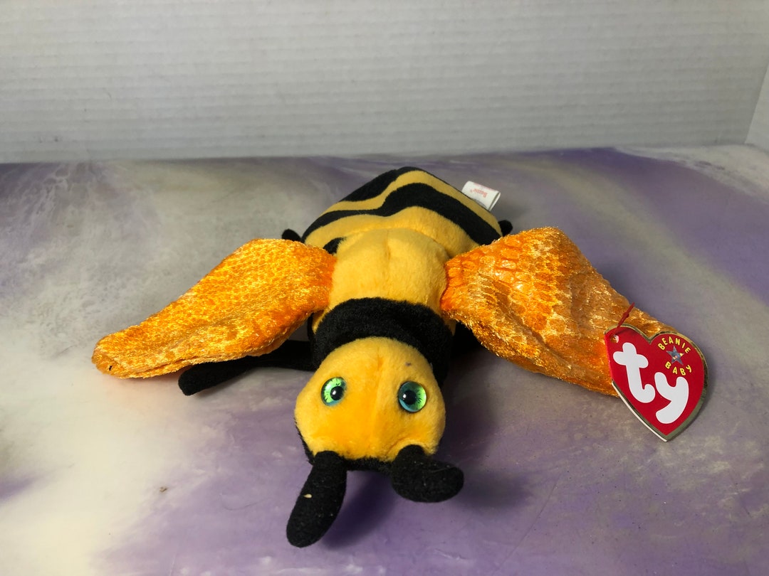 Vintage Ty Beanie Babies Buzzie the Bee Vintage Bear Retired With Tags ...