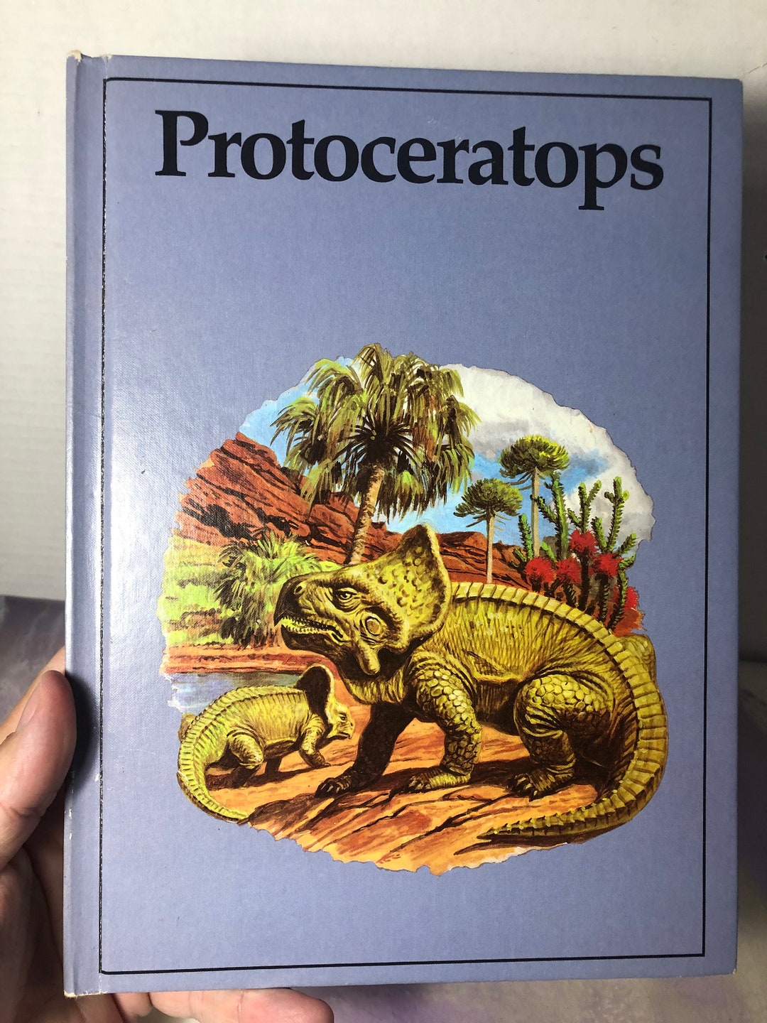 Vintage Rourke Enterprises Dinosaur Hardcover Book - Protoceratops ...