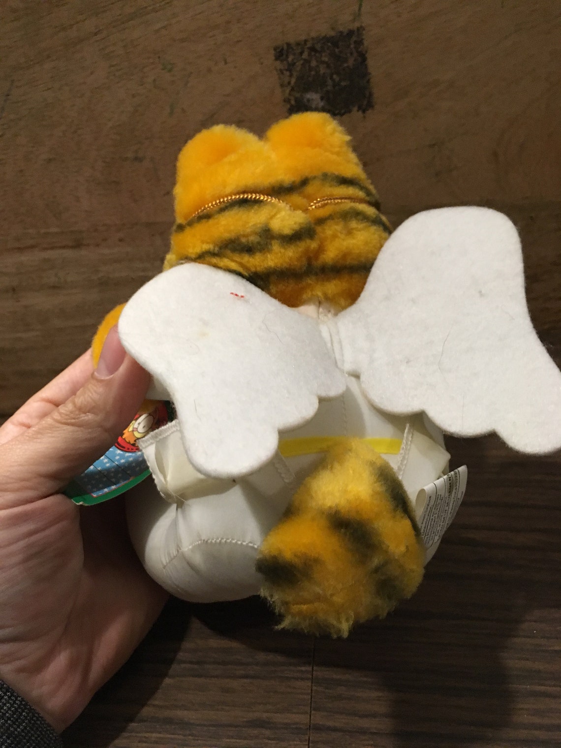 Vintage Brand New Mcdonald's Garfield Angel Plush Toy - Etsy