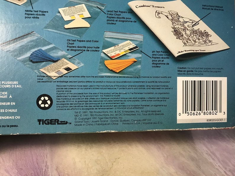 Vintage Rare TIGER Toys Captain Planet Planeteers Ecology Acid - Etsy