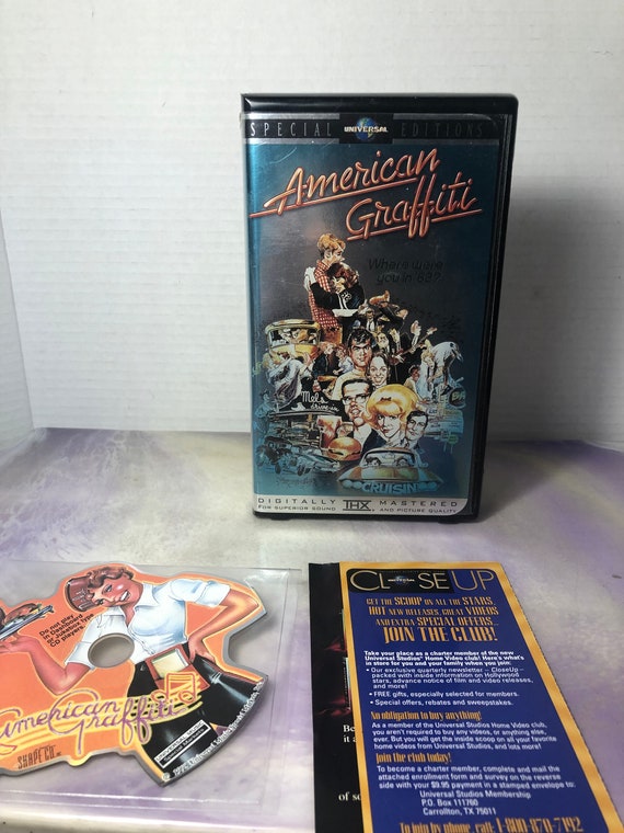 Vintage American Graffiti Clamshell VHS Tape Retro VHS | Etsy