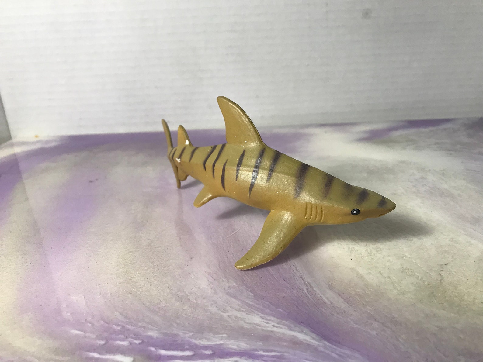 Vintage Made in China TIGER Shark PVC Plastic Shark Figure | Etsy