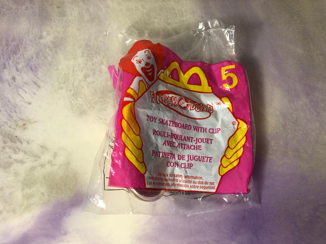 Vintage Mcdonalds Happy Meal Fingerboards Toy BRAND NEW - Mcdonalds Toy ...
